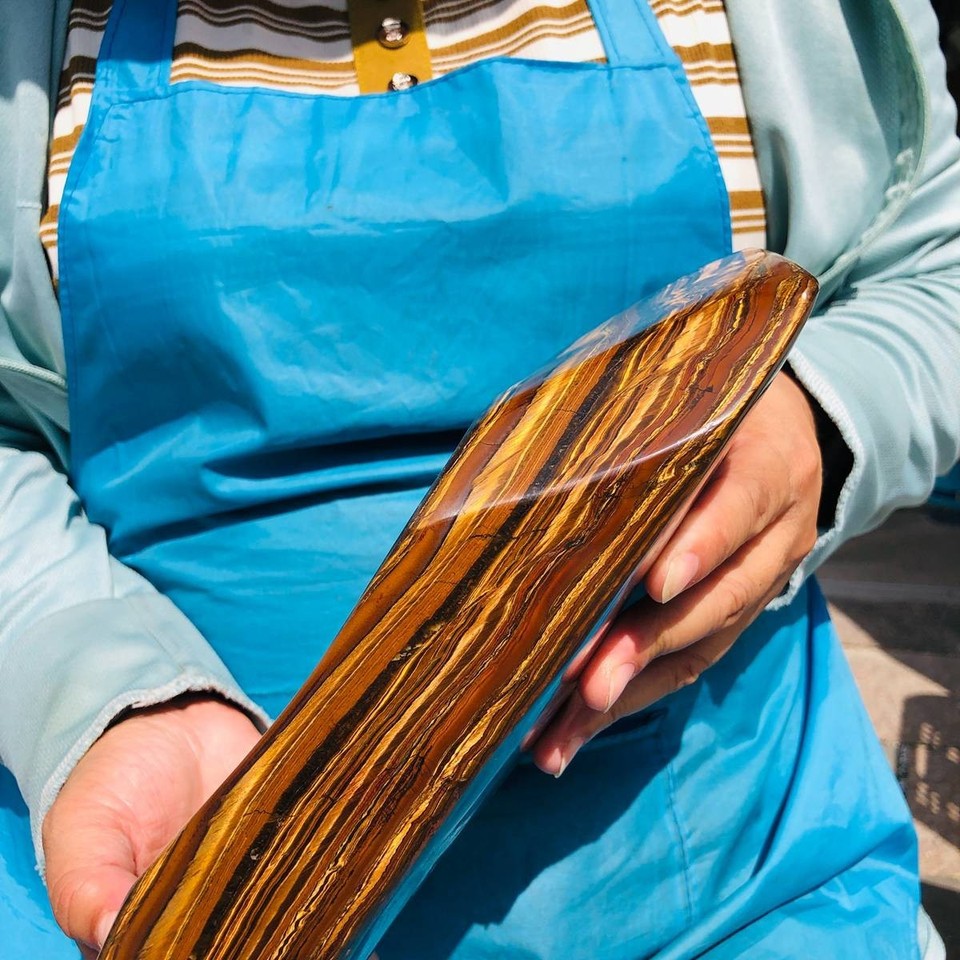 8.71LB Natural tiger's-eye rough raw stone rockspecimen madagascar ...