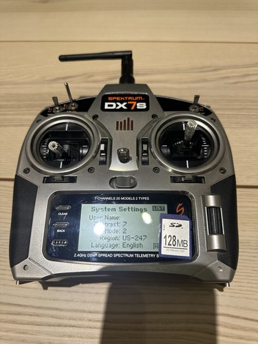 Spektrum DX7S 7-Channel 2.4GHz Transmitter Radio DSMX with 128MB SD Card | eBay