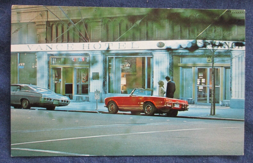 1970s Seattle Washington Vance Hotel & Cars Postcard | eBay