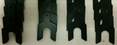 Aluminum Long Tabbed Auto Body Fender Alignment Shim Kit Black Anodized ...