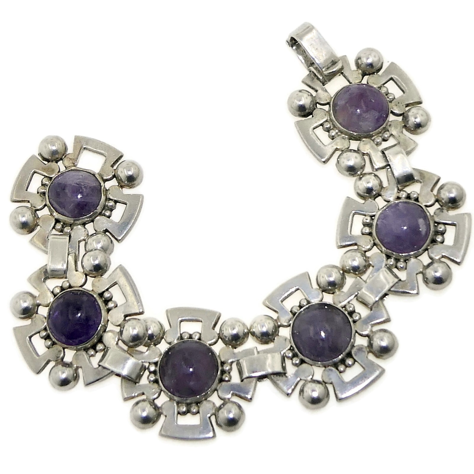 1940's Fred Davis Design Mexican Modernist Amethyst S… - Gem