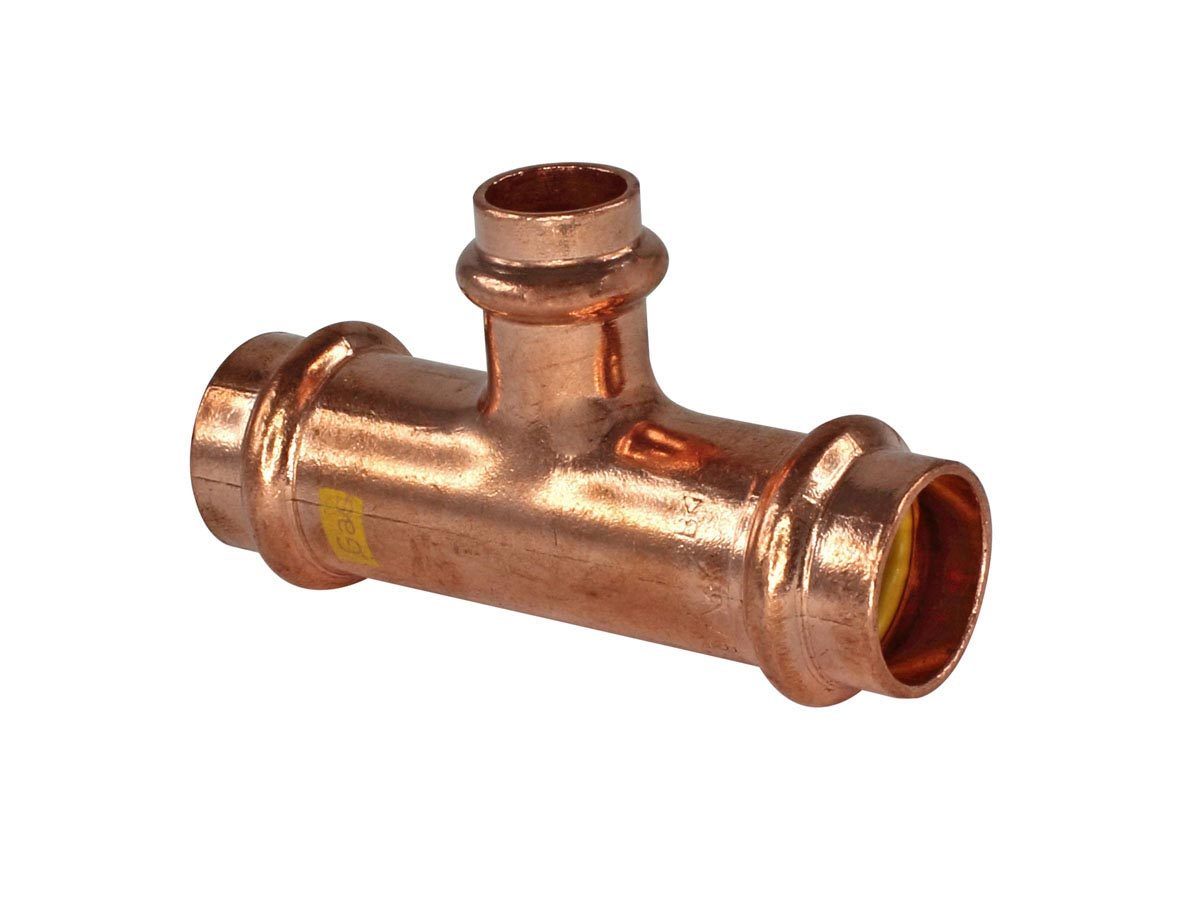 Conex Banninger B-PRESS GAS REDUCING TEE Copper- 50x50x25mm Or 50x50x40mm | eBay Australia