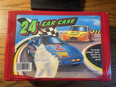 90’s TARA 24 CAR CASE W/TRAYS W/24 HOT WHEELS EARLY 2000’sUSED CASE ...