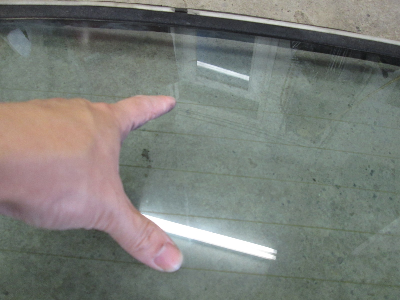 Triumph GT6 rear window glass from a 1971 GT6 | eBay