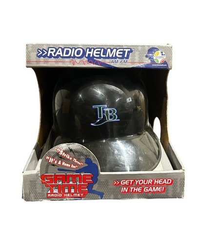 Tampa Bay Rays Baseball AM/FM Radio Helmet Hat Cap Vintage Game Time | eBay