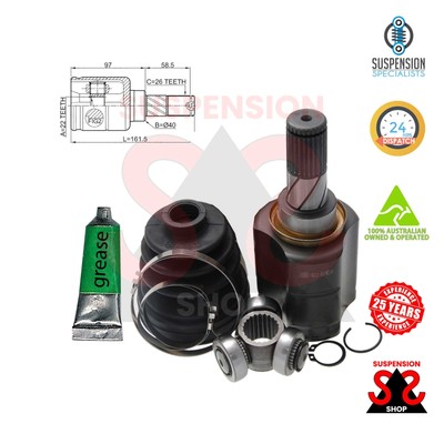 Front Axle Cv Joint Kit, Drive Shaft Suit NISSAN Note 1.2 NOTE (E12 ...