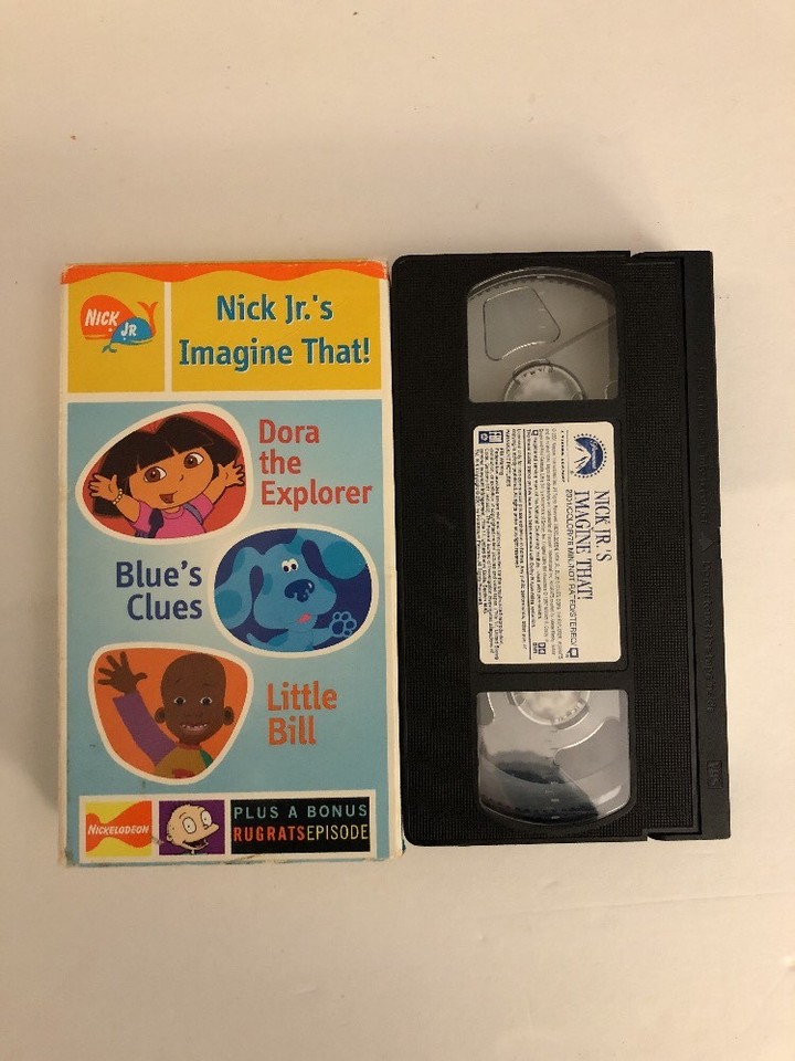 Nick Jr.'s Imagine That(2001 VHS)Nickelodeon-TESTED-RARE VINTAGE-SHIPS ...