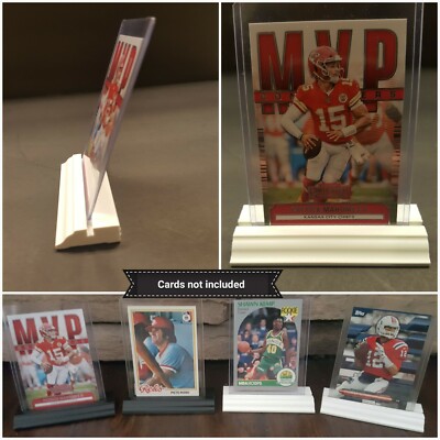 Trading Card Display Stand For Top Loader ( lot 4 ) White available in ...