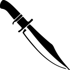 Hunting Knife Stencil - RE-USABLE 7.5 X 7.5 INCH | eBay