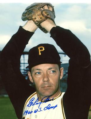 ROY FACE 1960 WORLD CHAMPS PITTSBURGH PIRATES SIGNED AUTO. 8X10 PHOTO W ...