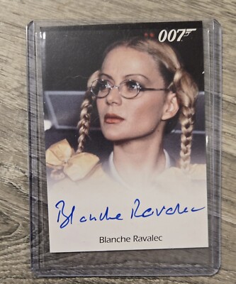 Blanche Ravalec Moonraker signed autograph James Bond Rittenhouse ...