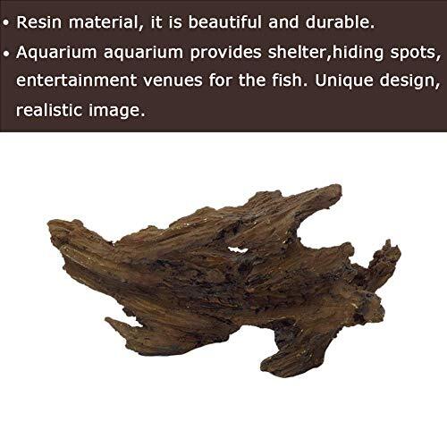 4 Pcs Aquarium Resin Driftwood Decoration Log Fish Tank Cave Hideout ...
