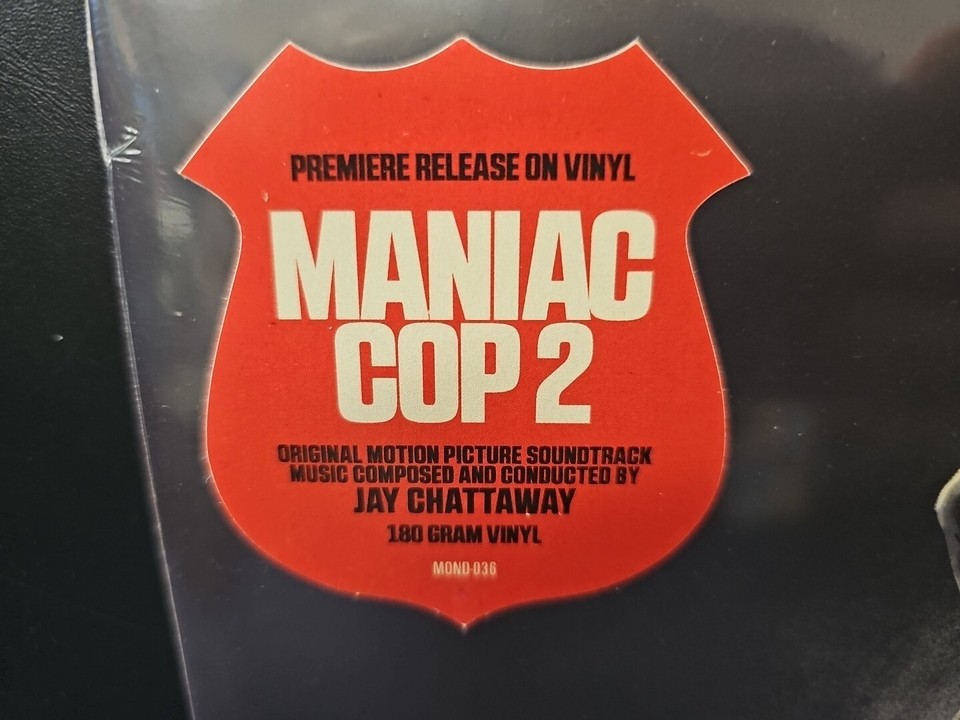MANIAC COP 2 (1990) Soundtrack LP by Jay Chattaway MONDO - NEW VINYL ...