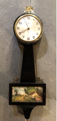 Gilbert 1807 8 Day Miniature Mechanical Banjo Wall Clock | eBay