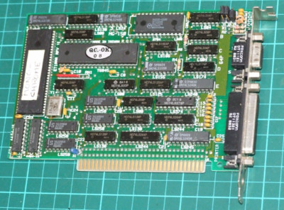 DFI MG-150 ISA Graphics Card (HGC, Hercules, 8-Bit, Tseng Labs ET1000 ...