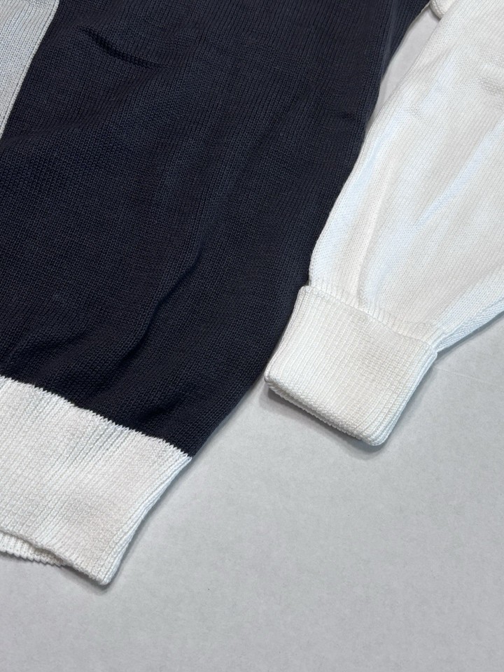 Vintage 80s Pickering Knit Sweater NCCC Crest V-Neck Made in USA Men’s ...