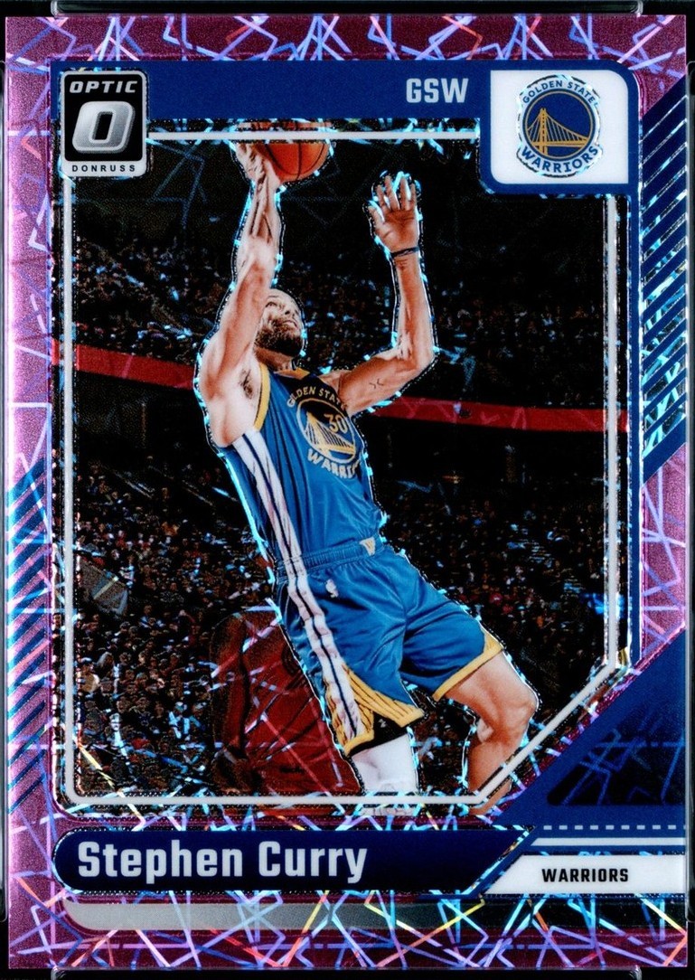 2024-25 Panini Donruss Optic - Stephen Curry #155 Pink Velocity Prizm ...
