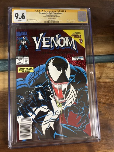 Venom: Lethal Protector #1 Newsstand Signed David Michelinie | eBay