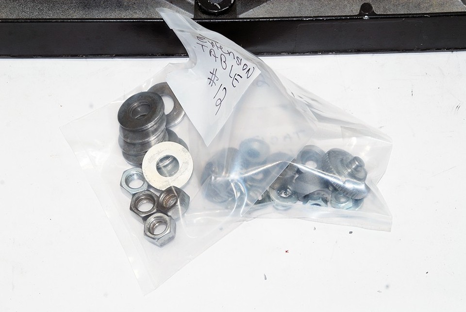 ShopSmith Mark V 505 / 510 Extension Table with base Legs, Black Edges ...