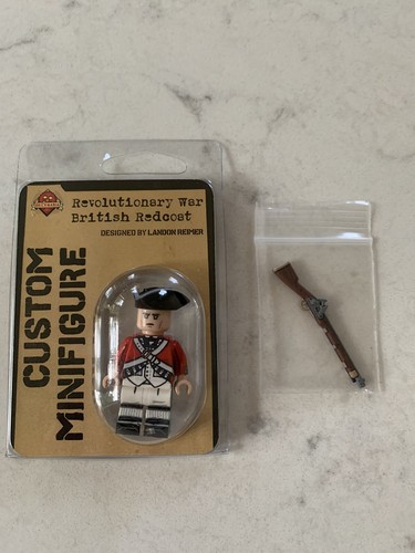 NEW Brickmania Revolutionary War British Redcoat (Red Coat) w ...