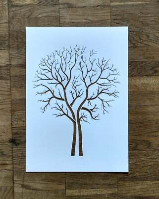 Leafless Tree Stencils