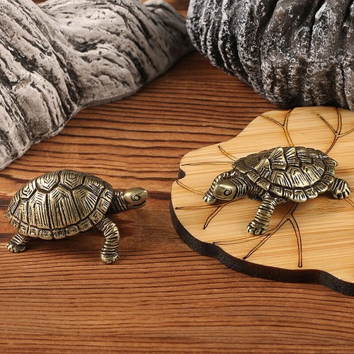 Lucky Small Money Turtle Retro Tortoise Statue Desktop Ornaments Turtle ...