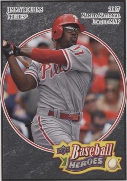 2008 Upper Deck Baseball Heroes - Black #134 Jimmy Rollins for sale ...