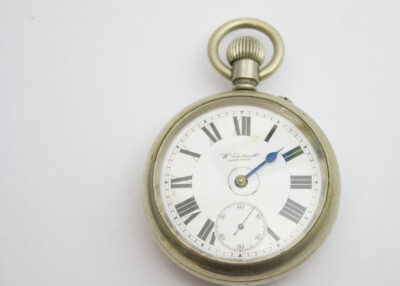 WW1 MILITARY ISSUE POCKET WATCH W Ernhardt BRITISH ARMY crows foot | eBay