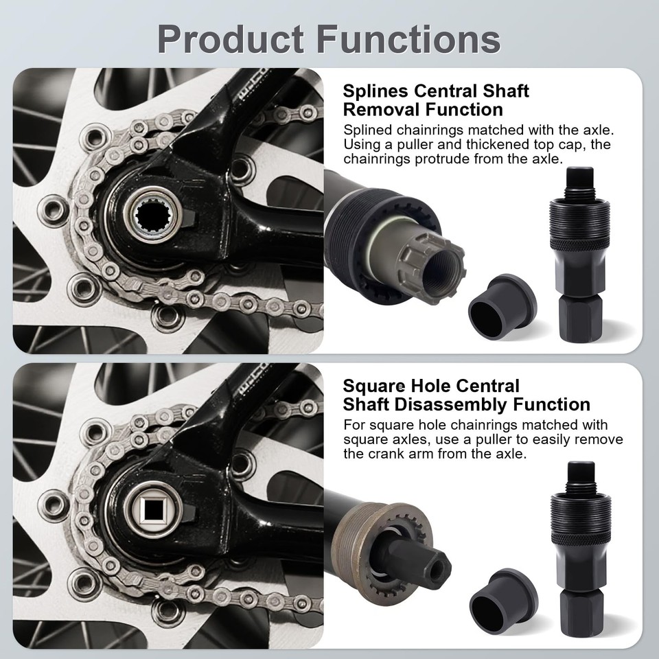 Crank Puller, Quality Bicycle Crank Removal Tool, Crank Arm Removal ...
