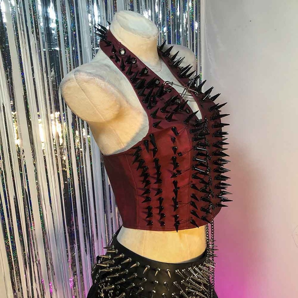 Goth Y2K Halter Camisole TOPS Gothic Tank E-Girls Emo Grunge Punk Rock ...