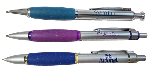 Lot 3 Metal Drug Rep Pens Pharmaceutical Pharma Medical Promo Write ...