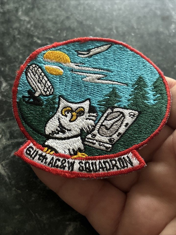 USAF 611th AIRCRAFT CONTROL WARNING RADAR SQUADRON PATCH Rare Vtg 3” | eBay