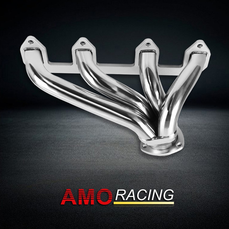 Polished Stainless Steel Exhaust Headers Fit Ford BBF FE 330 360 390 ...