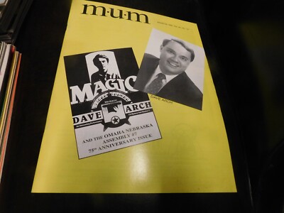 MUM Magic Magazine For Magicians 1996 March | eBay