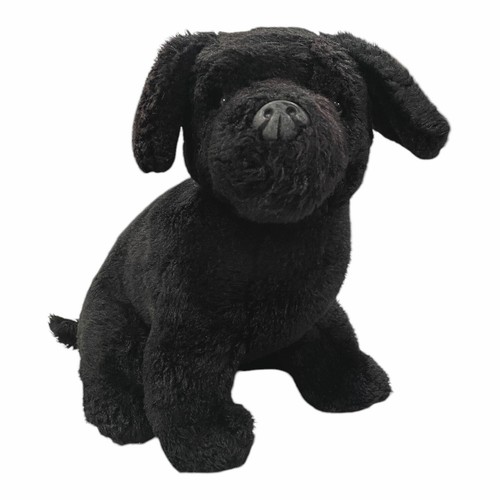 Vintage Gund Labrador Retriever Plush Realistic Dog Black 1992 Stuffed ...