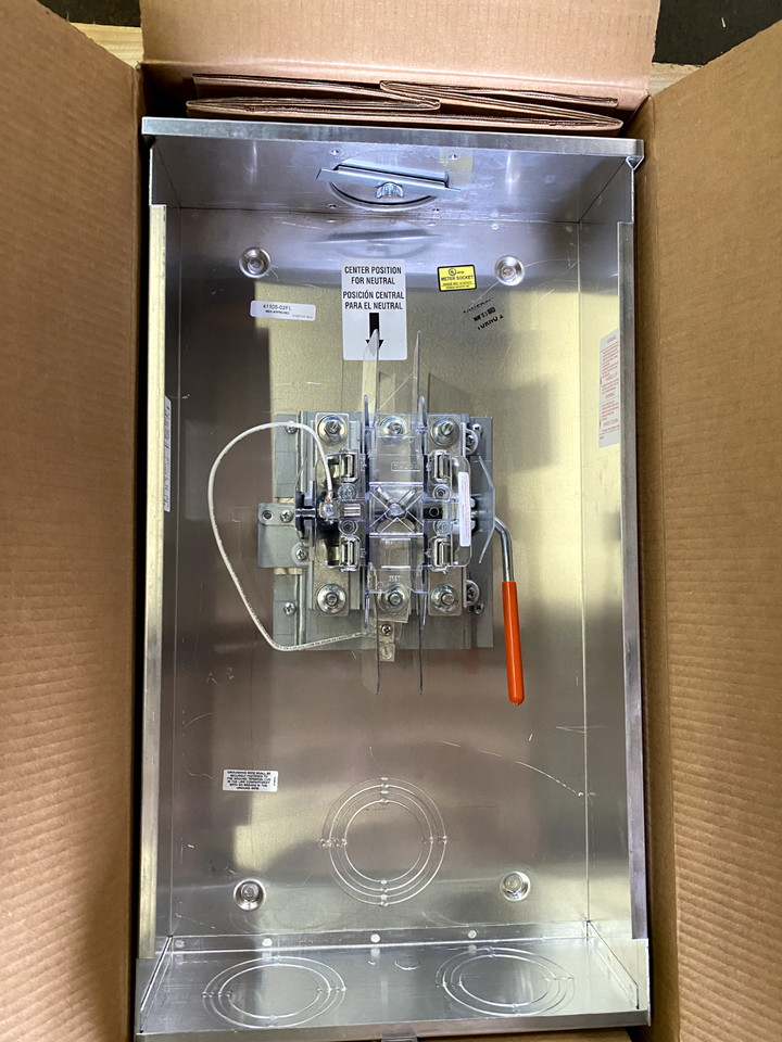 320/400A Meter Base Socket Ringless Lever Bypass UG/OH Siemens/Talon ...