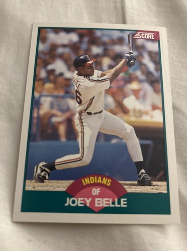 1989 SCORE TRADED ALBERT JOEY BELLE CLEVELAND INDIANS ROOKIE CARD #106T ...