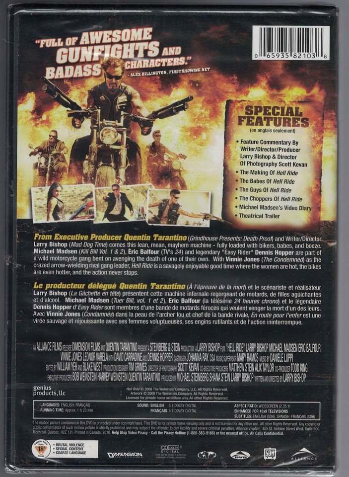 Hell Ride DVD NEW | eBay