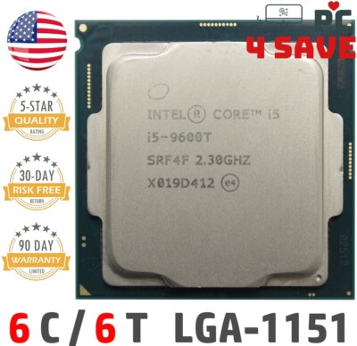 9th Gen Intel Core i5-9600T 2.30GHz 6-Core 9MB LGA1151 Desktop CPU ...
