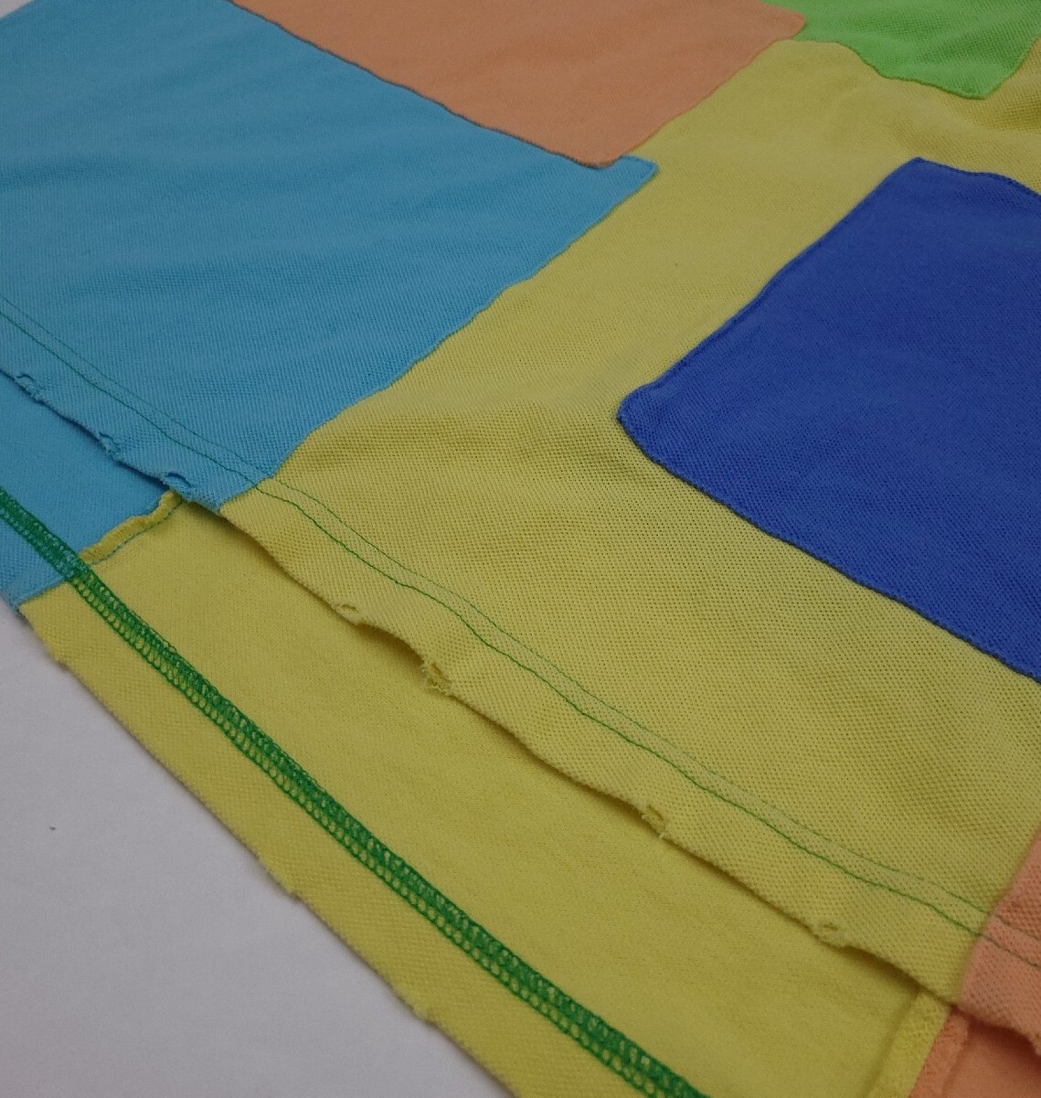 Vintage Polo Ralph Lauren Patchwork Colorblock Pastel… - Gem