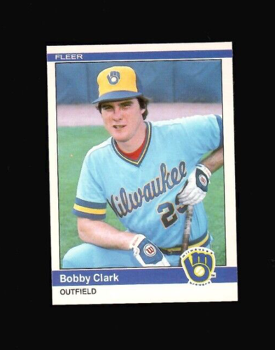 1984 Fleer Update #U-25 BOBBY CLARK Brewers MINT | eBay