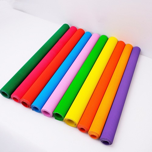 20 Pcs Corrugated Cardboard Roll DIY Corrugated Paper Corrugated ...