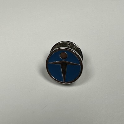 Manpower Inc Logo Pin Vintage Man Arms Out Blue Enamel Lapel Pin Old ...