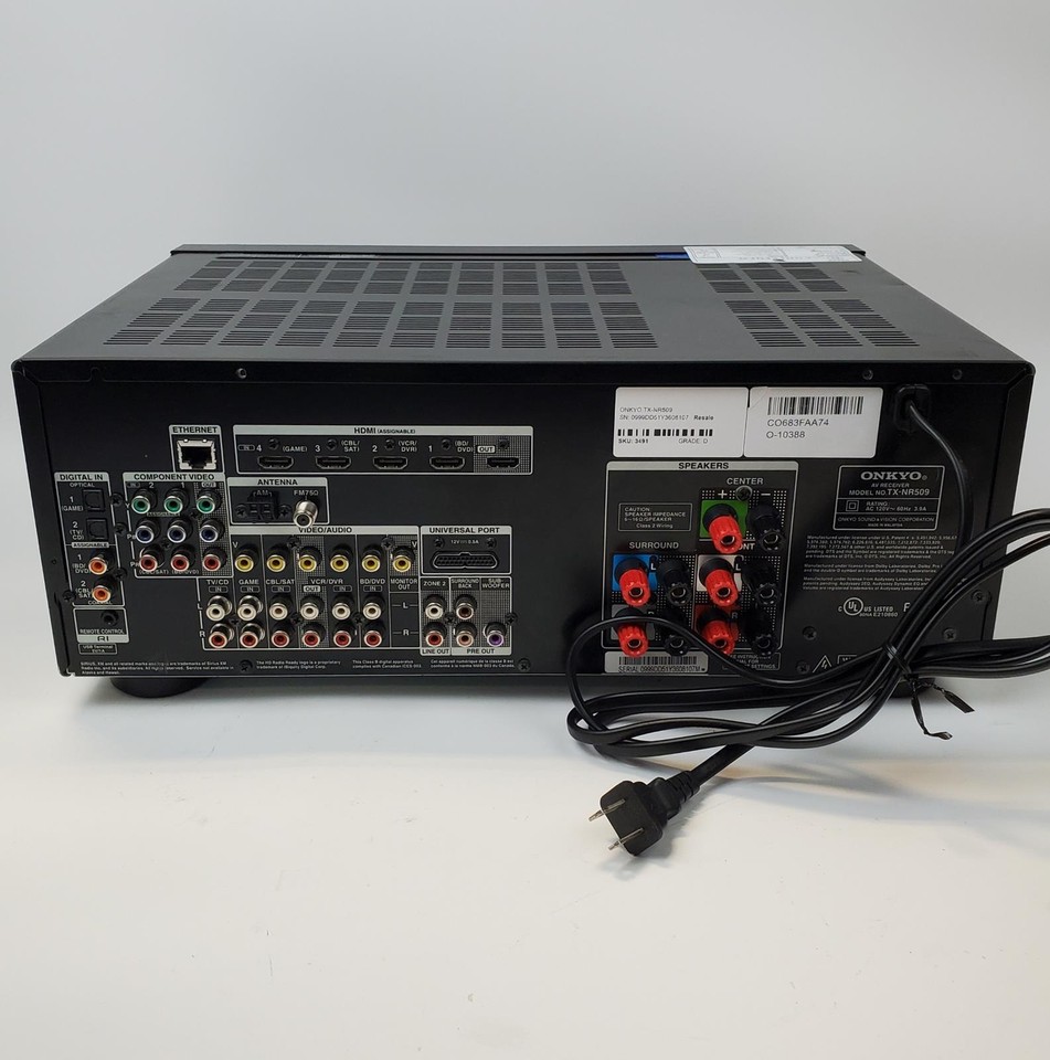 Onkyo TX-NR509 AV Receiver | Grade D | eBay