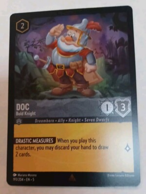 Disney Lorcana TCG Doc - Bold Knight FOIL 193/204 Shimmering Skies | eBay
