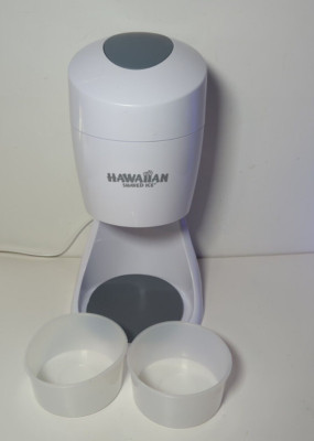 Hawaiian Shaved Ice Maker Electric Ice Crusher Slushie Shaver Snow Cone ...