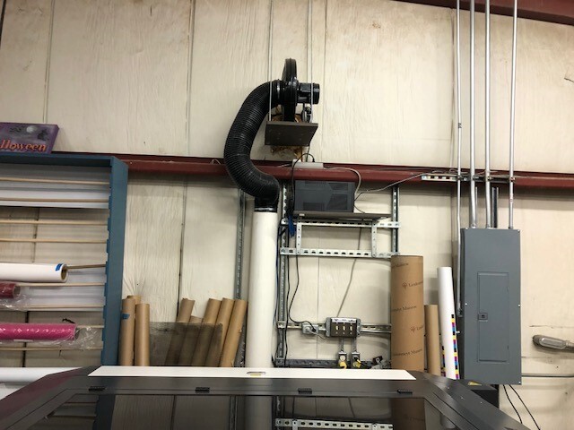 Boss HP3655 laser engraver cutter machine with Co2 metal cutting ...