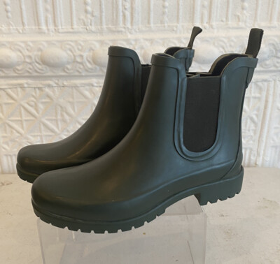 Alpine Designs Chelsea Rain Boots Women with Elastic Slip On Ankle ...