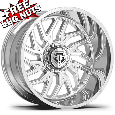 24 inch 24x12 TIS 544C Chrome wheel rim 8x6.5 8x165.1 -44 | eBay
