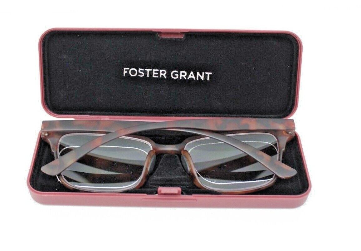 Foster Grant TO GO Ultra Slim Readers w Slim Protective Case FGTRTG01 ...